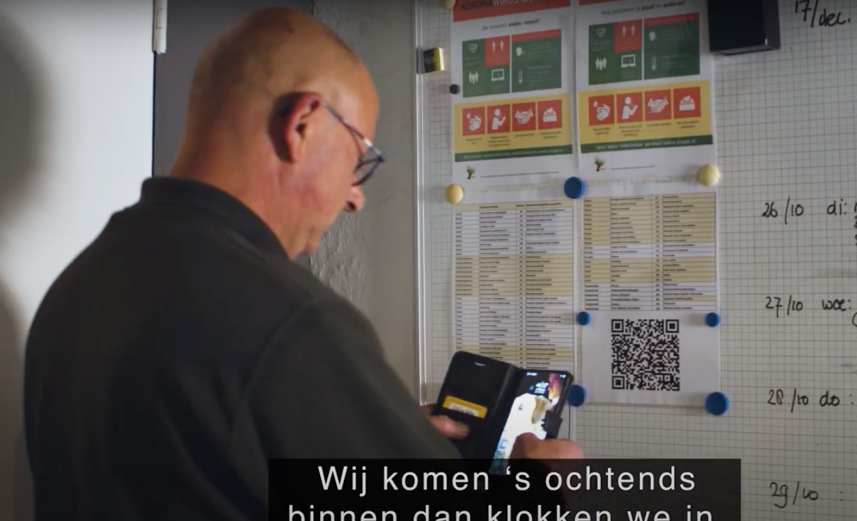Inklokken met persoonlijke PIN - FaceClock